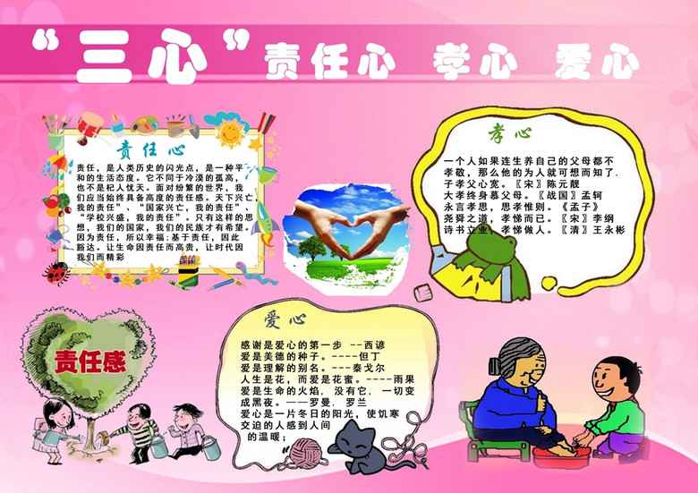 责任手抄报图片大全 责任手抄报素材 责任手抄报 第15页 大山谷图库